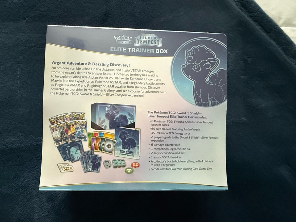 Pokemon Silver Tempest Elite Trainer Box ETB Sword & Shield English ...