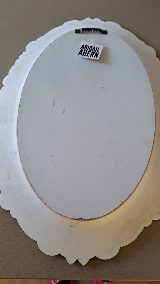 Abigail Ahern Isabella Framed Painting Unique Handpainted Library Dark ...