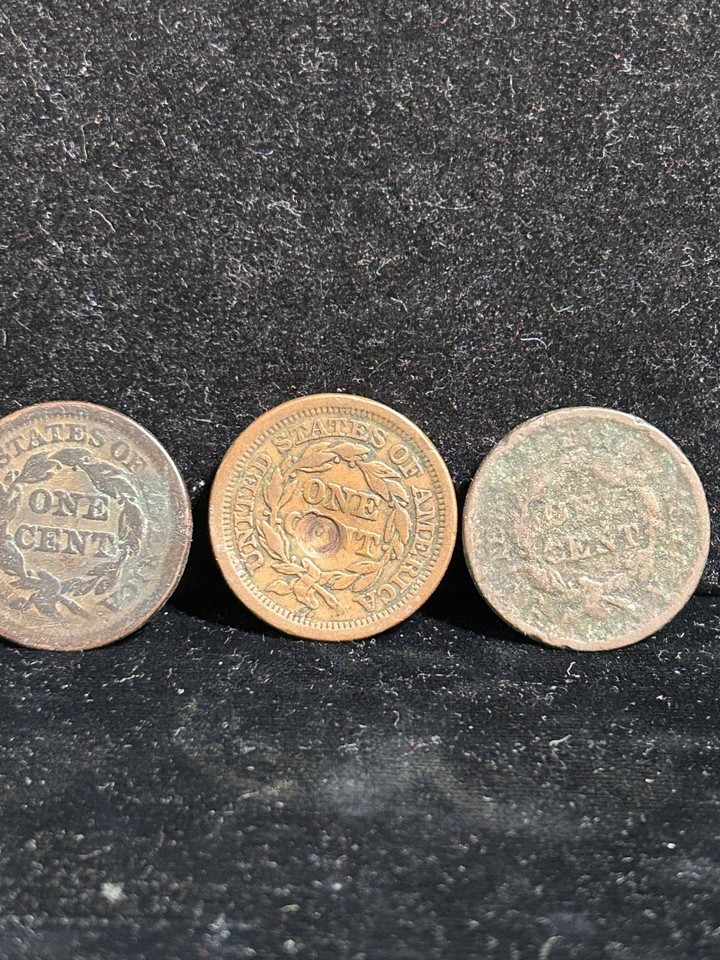 Lot of 5 Cull large cents - with dates | eBay