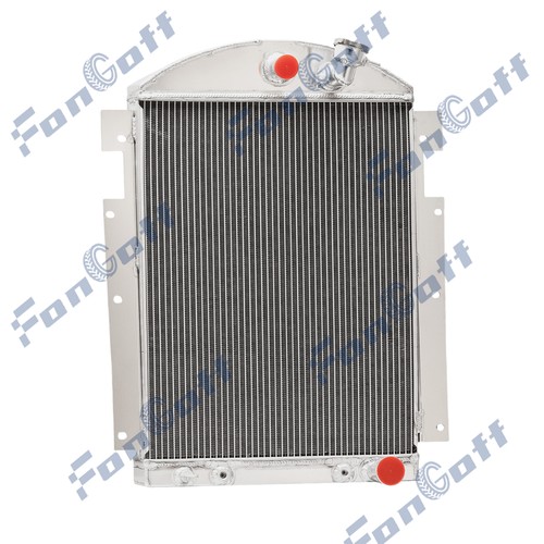 4 Row Aluminum Radiator Fit 1937-1938 38 Chevrolet Truck V8 Conversion ...