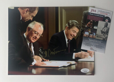 Signed Mikhail Gorbachev 8x10 Photograph JSA COA | eBay