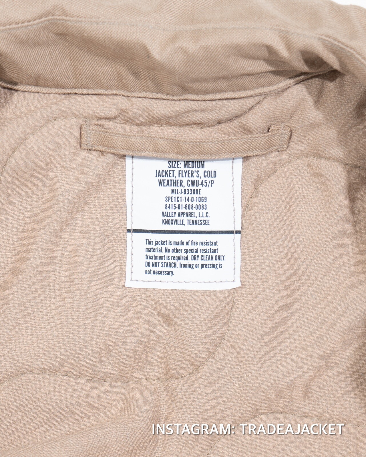CWU-45/P FLYER’S JACKET NOMEX DESERT TAN (MATTE) MEDIUM (38-40) | eBay