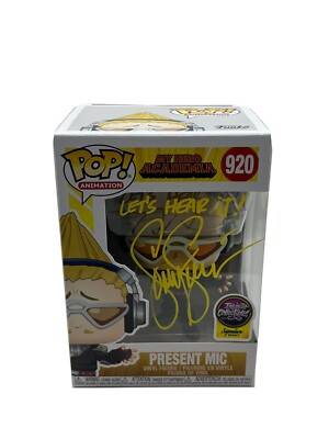 Funko Pop! Present Mic #920 [Signed with JSA COA] My Hero Academia | eBay