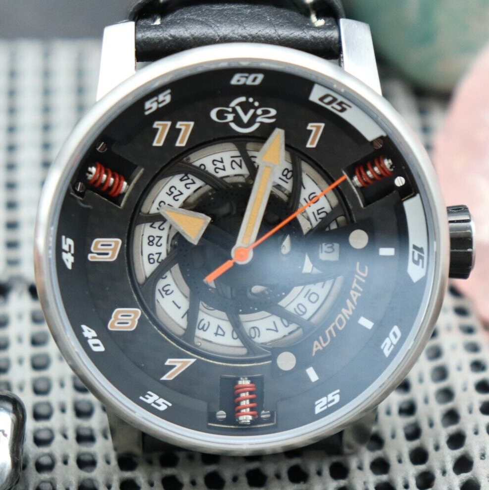 Gevril GV2 Motorcycle Automatic Sport 1311 Lim Ed Mens Wrist Watch ...
