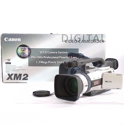 CANON DM-XM2 E 3CCD Camcorder GL2 Mini DV Tape Semi Professional BOXED ...