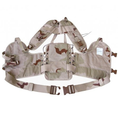 Tactical Load Bearing Vest Chest Rig Dutch Army Camo Desert Woodland ...