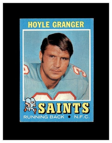 1971 Topps Football #198 Hoyle Granger new orleans Saints | eBay