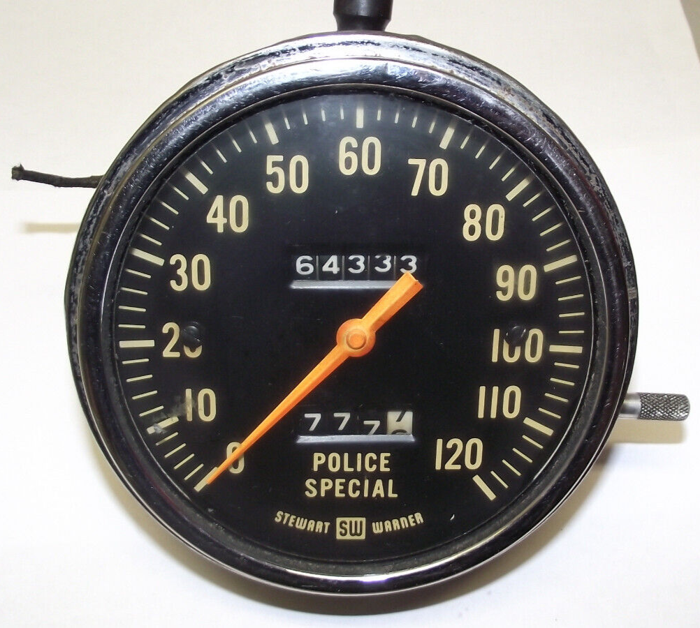 Harley Davidson Police Special Speedometer Rare 120 MPH | eBay