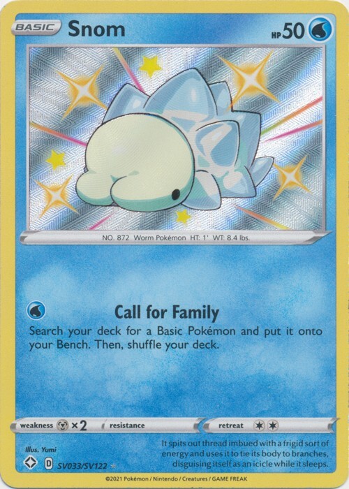 Snom SV033/SV122 Shiny Holo Rare Shining Fates Pokemon TCG | eBay