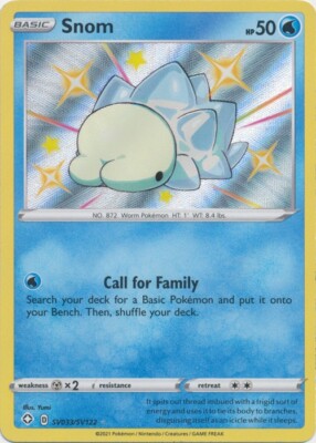 Snom SV033/SV122 Shiny Holo Rare Shining Fates Pokemon TCG | eBay