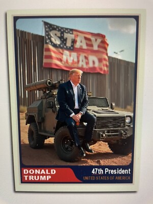 Donald Trump 2024 “Team Trump” Custom ACEO Card MAGA 50% Donated 2 Team ...