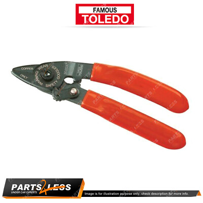 Toledo Electrical Wire Cutter Mini 140mm Overall Length PVC dipped ...