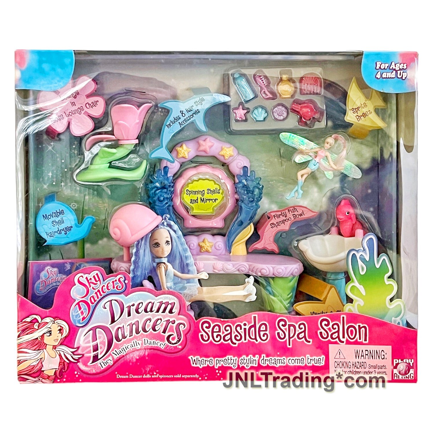 Year 2006 Sky Dream Dancers SEASIDE SPA SALON Set with Sprite Breez | eBay
