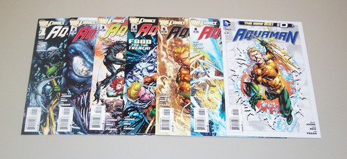 AQUAMAN SET LOT #0-6 (2011/12) 1ST APPEARANCE OF THE TRENCH! MERA ...