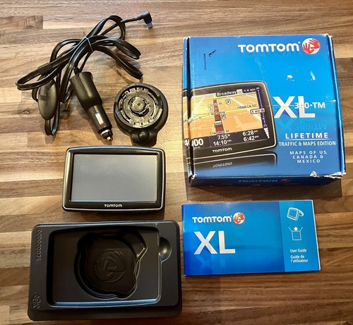TomTom XL 340-TM PORTABLE GPS BUNDLE - ** LIFETIME MAPS & TRAFFIC ...