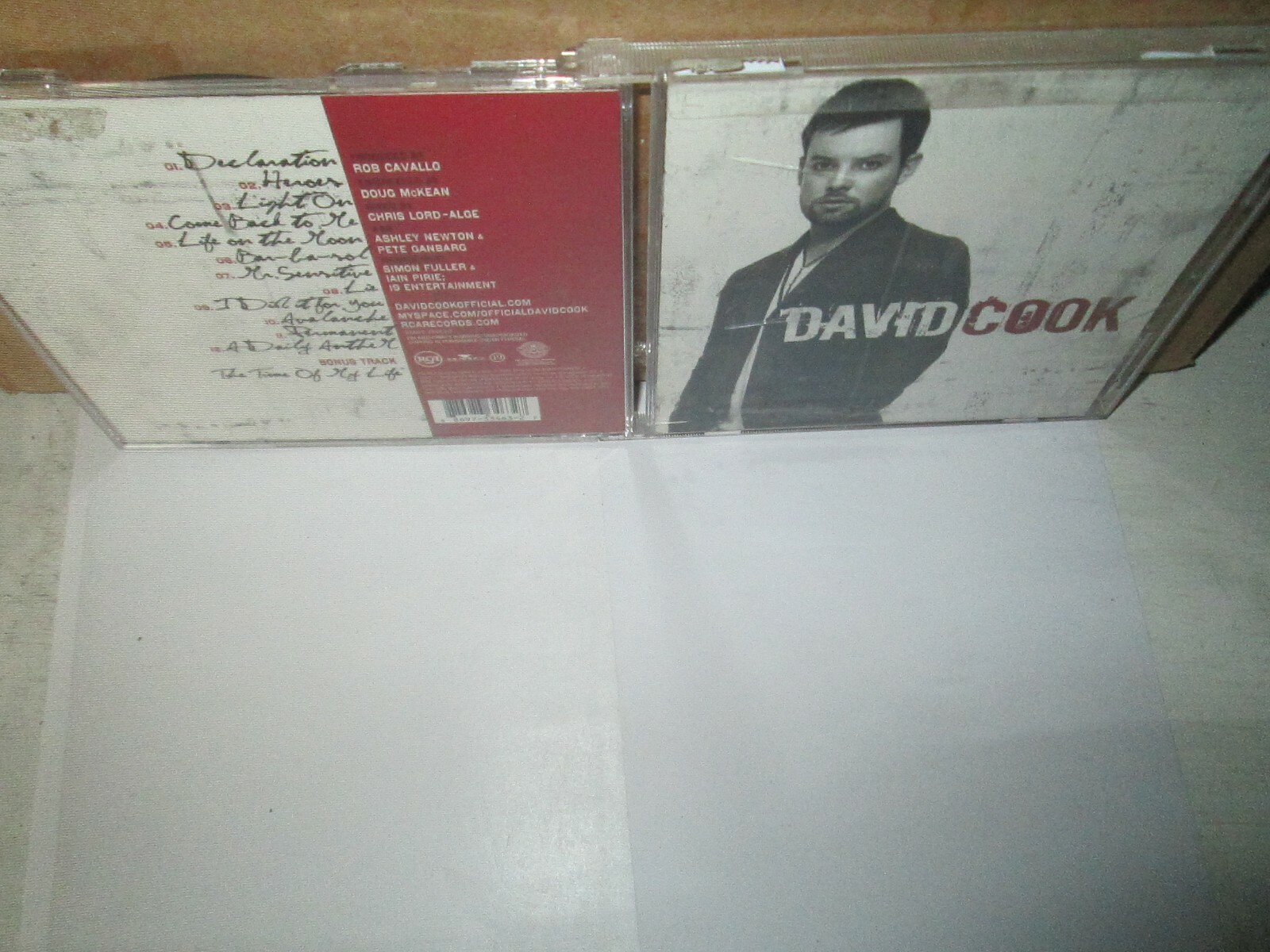 DAVID COOK - SELF TITLED 2008 cd 13 Songs 886973346327| eBay