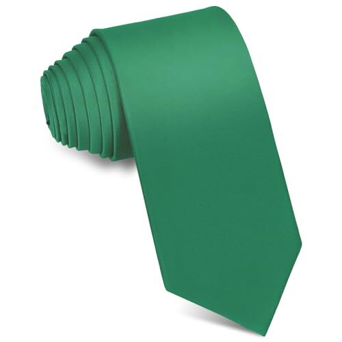 Men's Ties Solid Pure Color 3.15" (8CM) Necktie Plain Formal Emerald Green | eBay