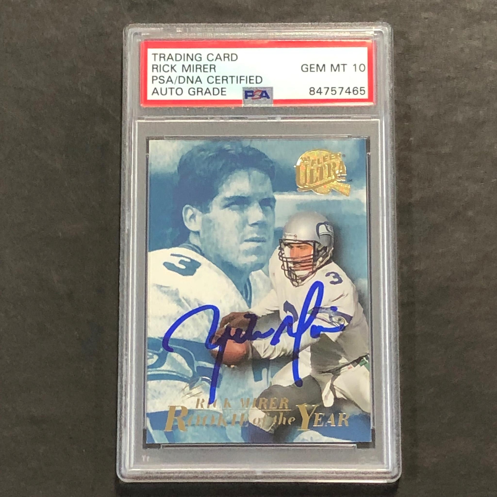 Rick Mirer Autographed Memorabilia | Signed Photo, Jersey, Collectibles ...