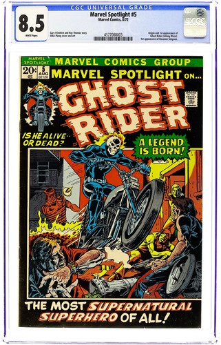 Marvel Spotlight #5 CGC 8.5 1972 4577088003 1st app. and origin Ghost ...
