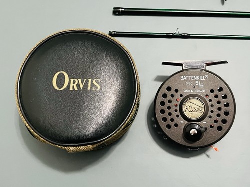 Orvis TLS Power Matrix 865-4 Fly Rod w/Orvis Battenkill Disc 5/6 Reel ...
