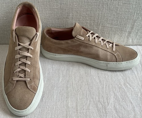 Common Projects 2121 Rosy Beige Suede Achilles Low Sneakers EU 41 US Men 8 W 10 | eBay