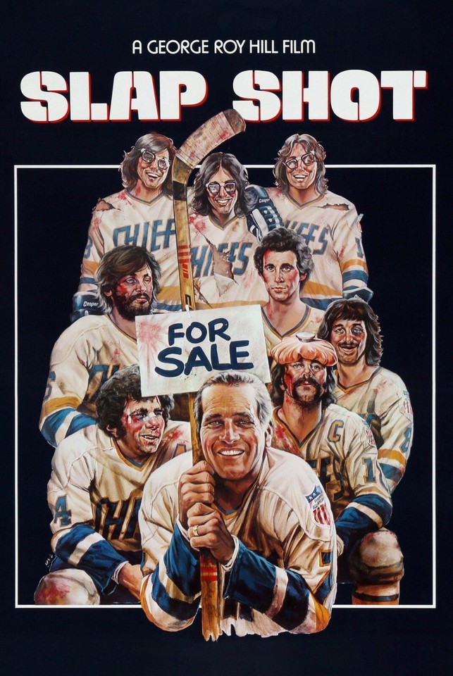 Slap Shot 8x12 Metal Movie Poster Sign [A] Paul Newman, Hockey | eBay