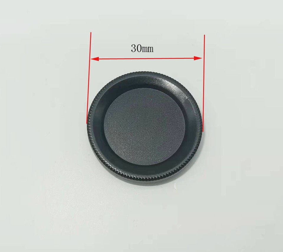 100x Thin Dust Cover C mount CCTV Camera body Cap Dust Cover Plastic ...