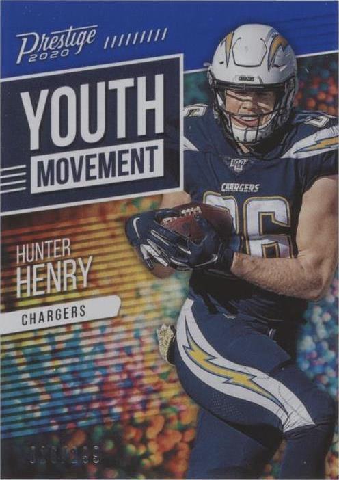2020 Panini Prestige - Youth Movement Hunter Henry #YM-HH Xtra Points ...