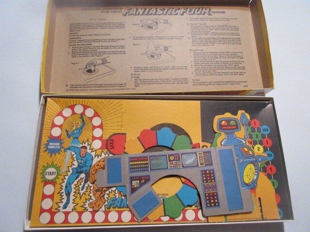 Vintage MB Marvel Comics: Fantastic Four featuring Herbie game | eBay