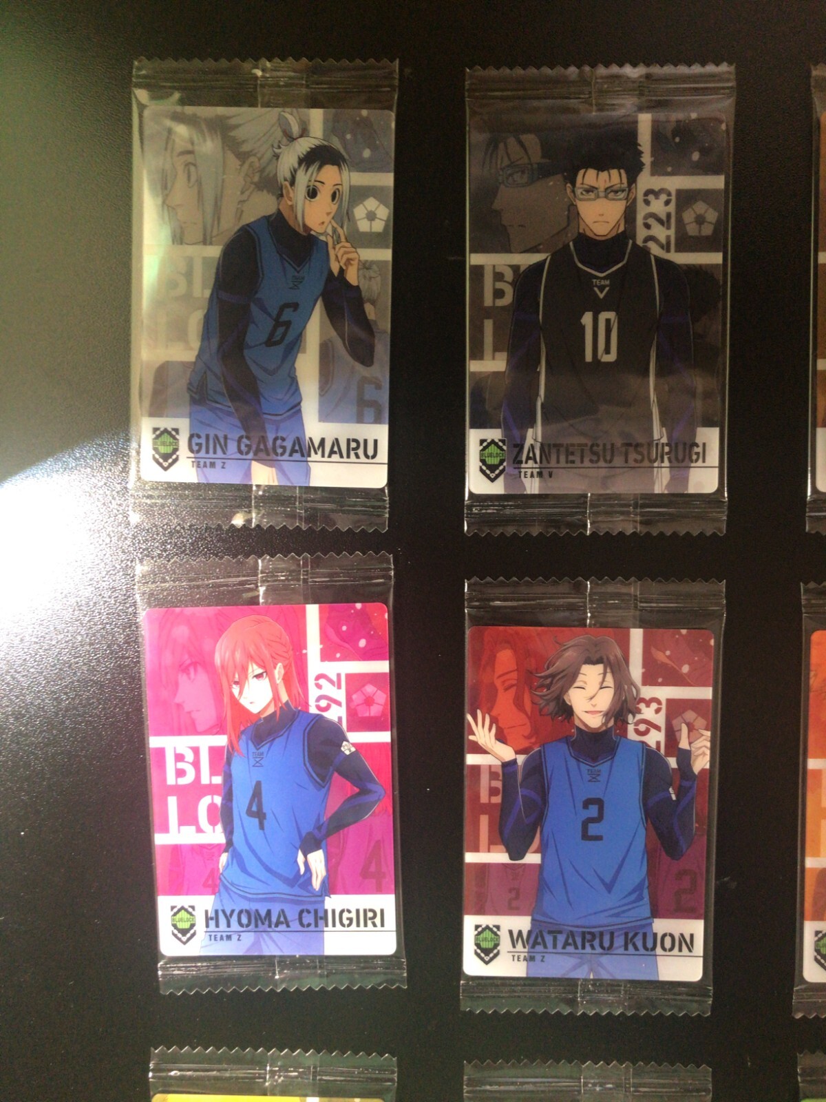 Blue Lock Wafers Card 18 Normal cards complete set NEW UNOPENED ...