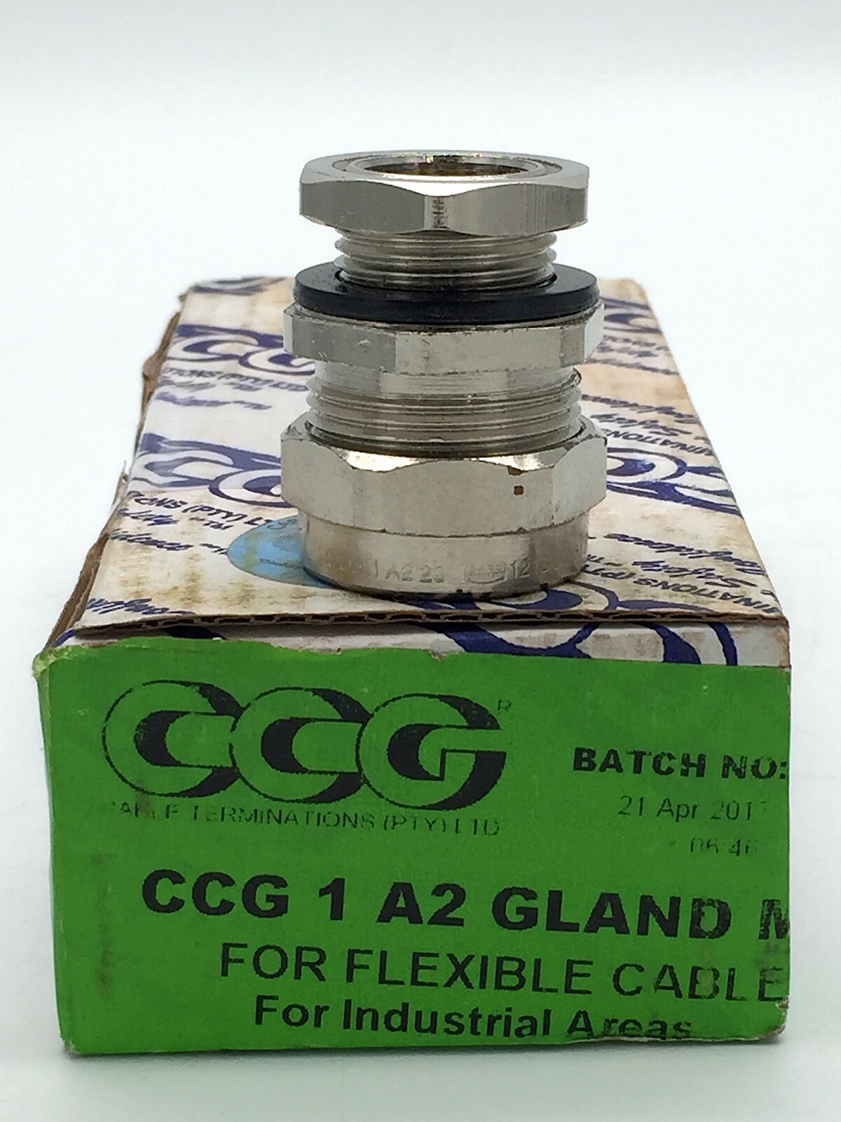 CCG 1 A2 M20 Compression Cable Gland Armoured Nickel Plated Brass x10 ...