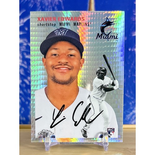 2023 Topps Chrome Platinum Prism Refractor Xavier Edwards RC Rookie ...