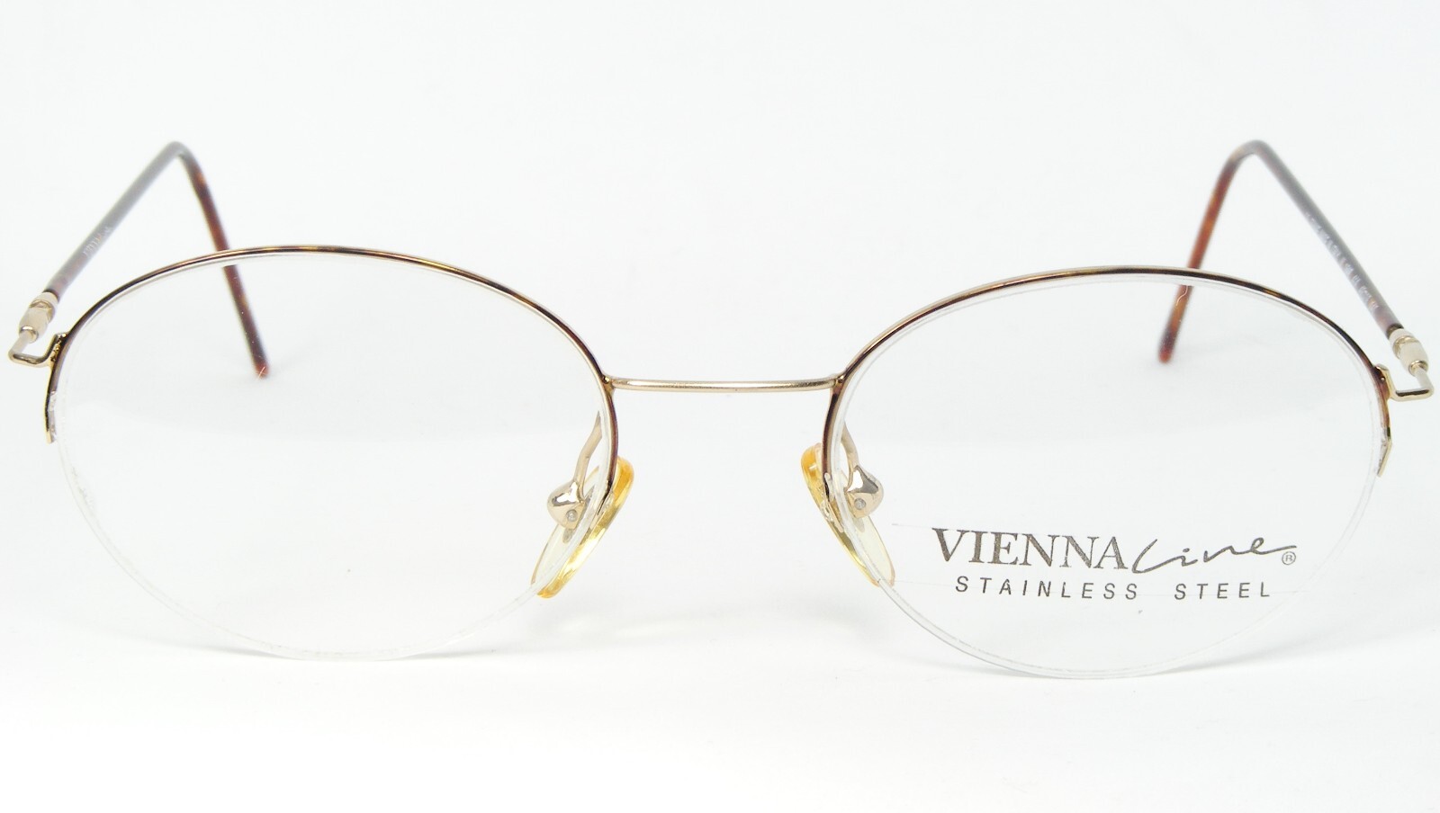 Vienna line VL 1848 41A GOLD TORTOISE EYEGLASSES GLASSES FRAME 49-19 ...