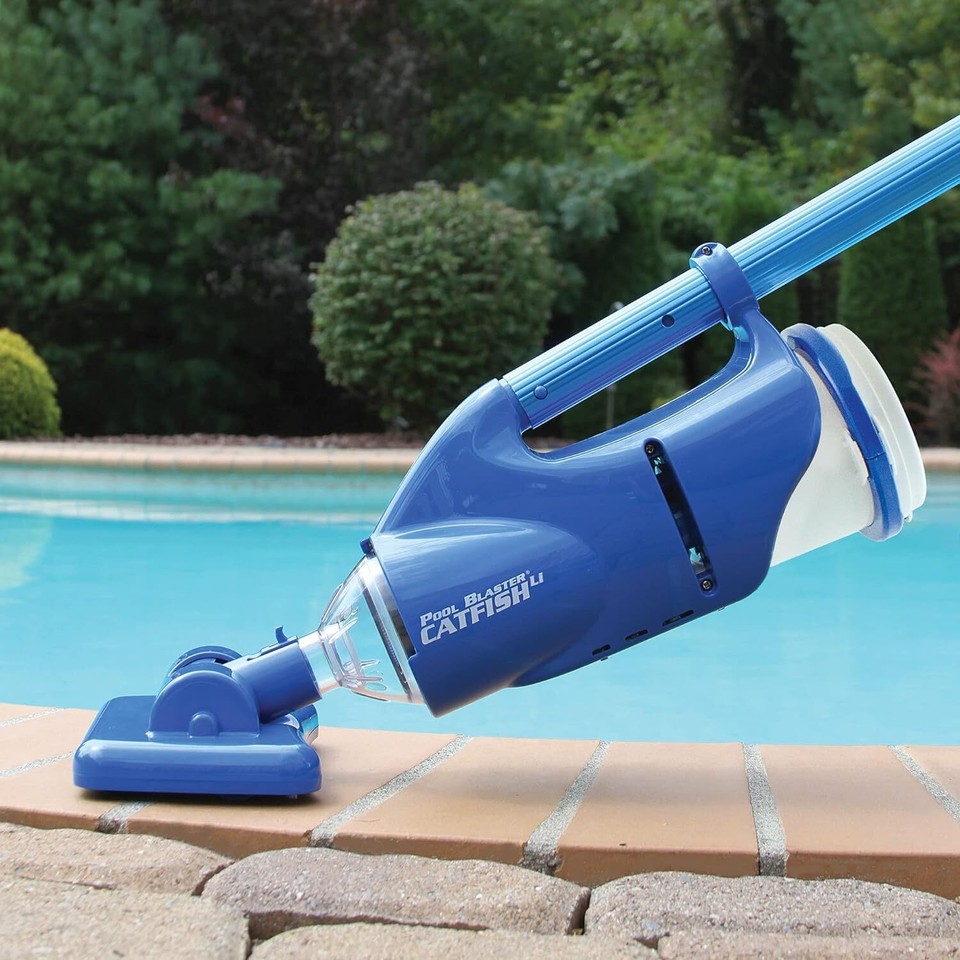 Pool Vacuum for Quick, Handheld Rechargeable Hoseless Swimming Pool ...