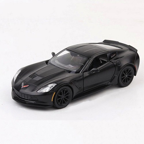 1/36 Black Corvette C7 Model Car Diecast Metal Toy Cars Toys for Boys ...