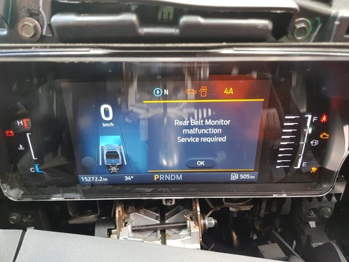 FORD RANGER DASH INSTRUMENT CLUSTER DIESEL, DIGITAL, 8IN, STANDARD TRA ...