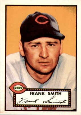 1983 TOPPS 1952 REPRINT SERIES - #179 FRANK SMITH CINCINNATI REDS | eBay