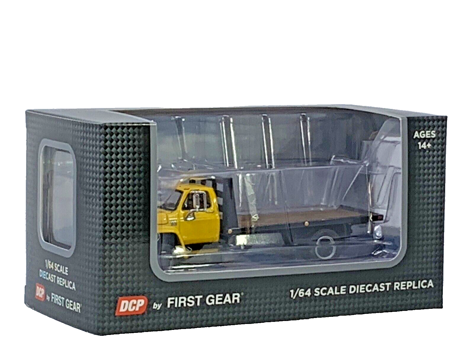 1/64 DCP YELLOW CHEVY C65 SINGLE AXLE FLATBED | eBay