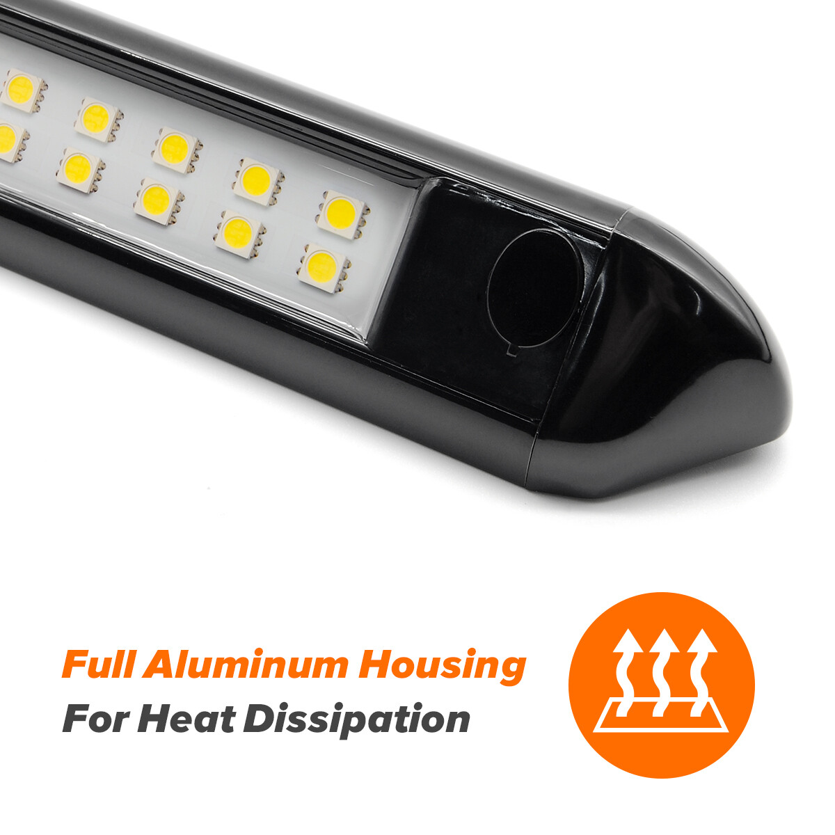 12V LED Awning Porch Lights Caravan Motorhome Exterior Lamp Waterproof ...