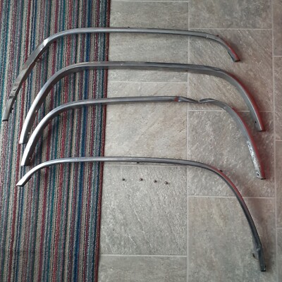 84-89 4WD Toyota 4Runner Chrome Fender Trim Full OEM Set Genuine Wheel ...