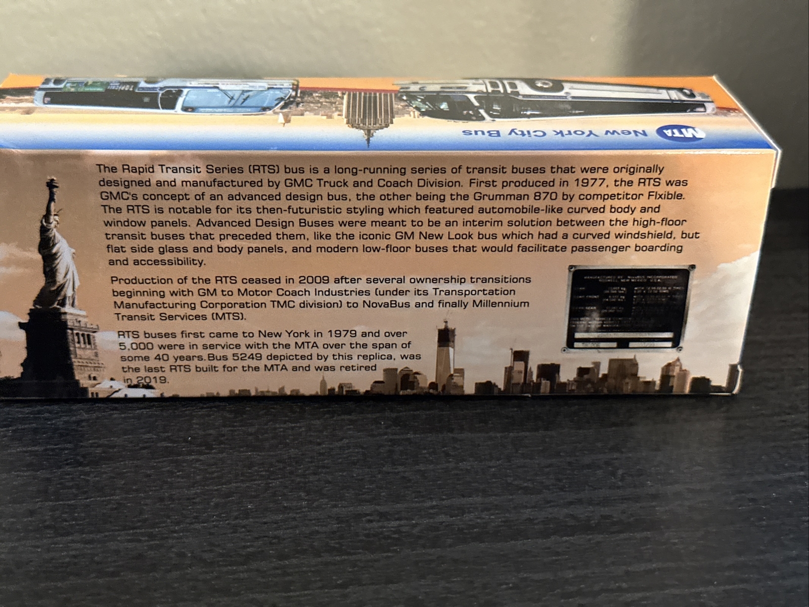 TMC RTS V2 Bx12 MTA NEW YORK CITY BUS 1/87 DIECAST MODEL ICONIC ...