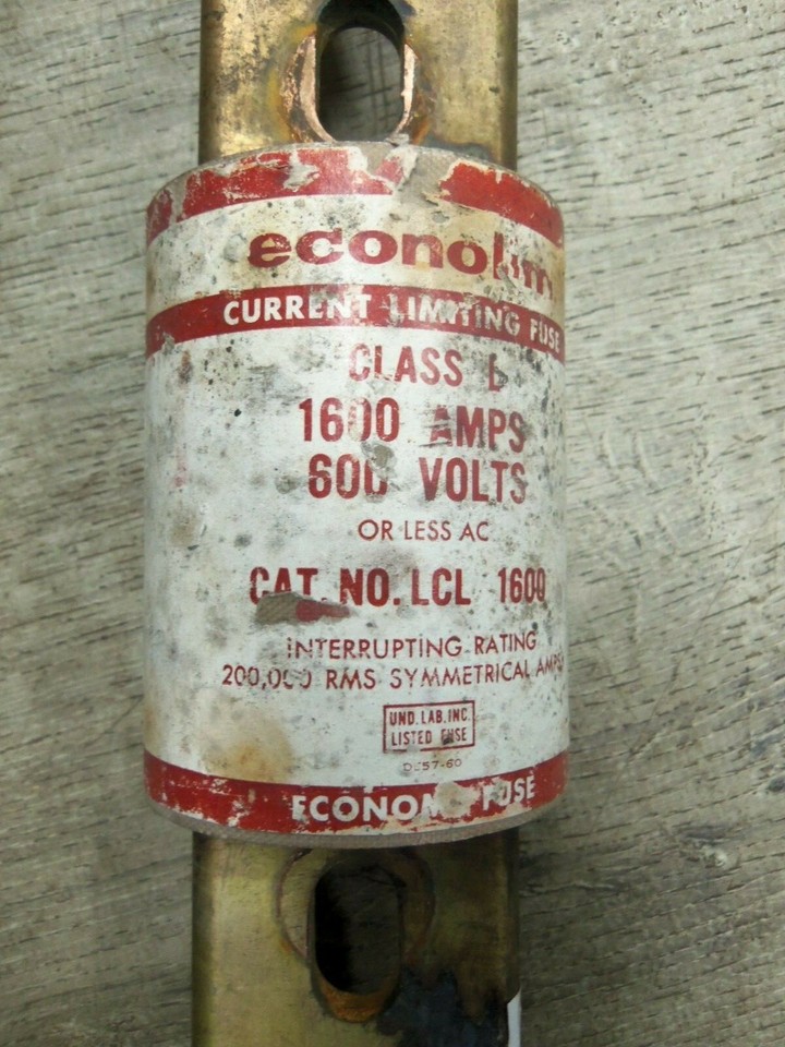 Nice Econolim LCL 1600 Amp Fuse KRP C 1600 Class L 600 Volt | eBay
