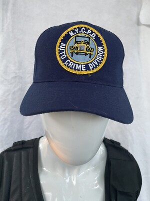 POLICE BASEBALL CAP NEW YORK CITY POLICE AUTO CRIME SQUAD NYPD NEW | eBay