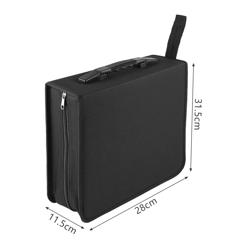 320PCS DVD CD Disc Carry Case Holder Protector Storage Bag Wallet ...