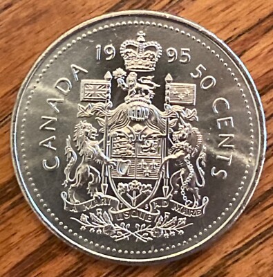 1995 Canada 50 cents UNC coin **75% off combined shipping** | eBay