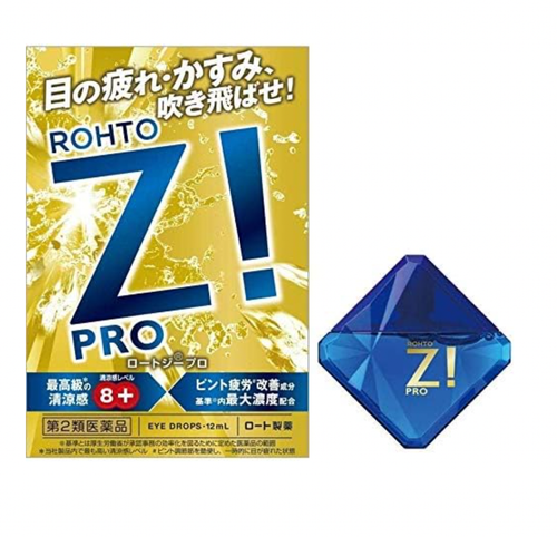 RO-HTO ROTO Z! Pro 12mL ×5 Japanese Eye Drops Cool Refreshing Eye Wash ...