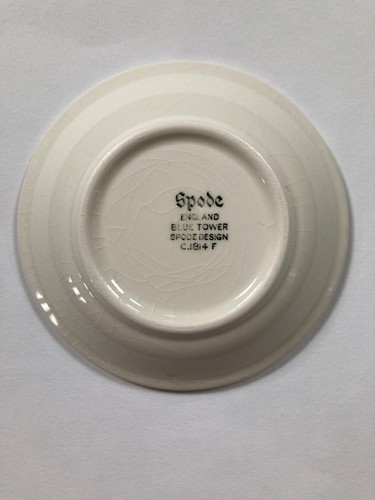 Spode England Blue Tower Spode Design C.1814F Butter Pat 3 1/4" | eBay