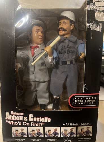 Animated Abbott and Costello "Who is On First" Baseball Legend Talking ...