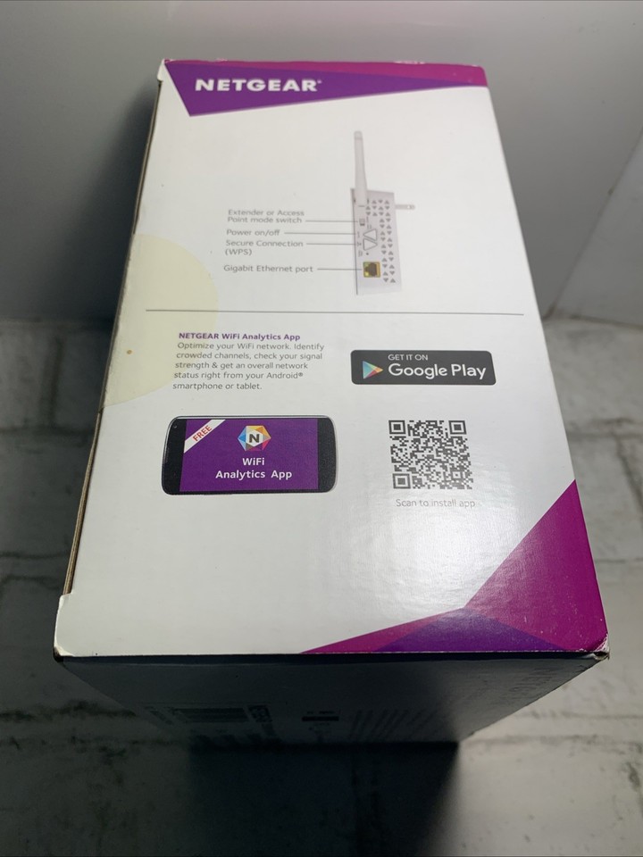 Netgear EX6100 AC750 750 Mbps Dual Band Wireless WI-FI Range Extender ...