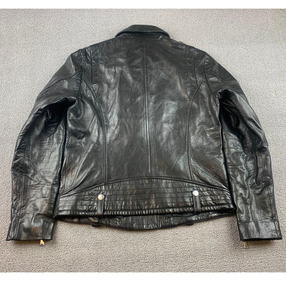 FRAME Denim Lamb Skin Moto Motorcycle Leather Biker Jacket Size Small ...